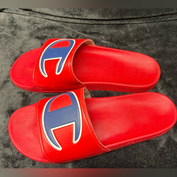 Champion | Shoes | Mens Champion Slides Red | Poshmark